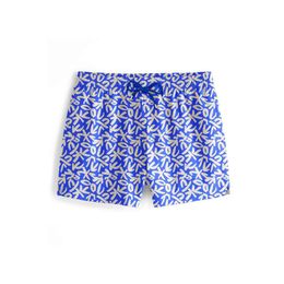 "Blue Geometric" Badeshorts