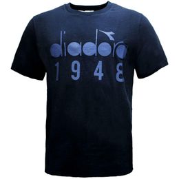 Diadora Dribble Herren Navy T-Shirt