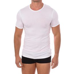 Bikkembergs Mode Bambus Kurzarm-T-Shirt BKK1UTS03SI Mann