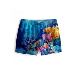 "Reef Coral" Badeshorts