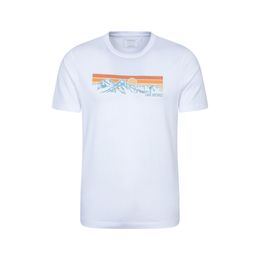 Mountain Warehouse - "Lake District" T-Shirt f&uuml;r Herren (Wei&szlig;)