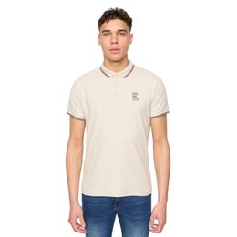 Duck and Cover - "Melports" Poloshirt f&uuml;r Herren (Naturwei&szlig;)