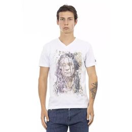 Native American Grafik V-Ausschnitt T-Shirt
