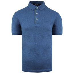 Eden Park Cotton Herren Blue Polo -Hemd