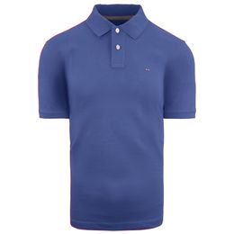 Eden Park Paris Cotton Herren Blue Polo Hemd