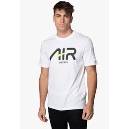 Nike Swoosh Air Herren-T-Shirt in Wei&szlig;
