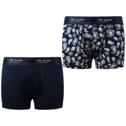 Ted Baker Claytt 2-Pack Herren Navy Modal Trunks