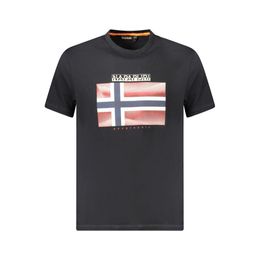 Napapijri Norwegische Flagge Grafik T-Shirt