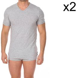 Bikkembergs Pack-2 Essential Kurzarm-T-Shirts BKK1UTS02BI Herren