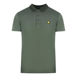 Lyle & Scott Lyle & Scott Deep Spruce Golf Microstripe Polohemd
