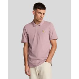 Lyle & Scott Lyle & Scott Poloshirt, einfarbig, Rosa