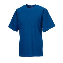 Russel Athletic Russell Herren Organik T-Shirt Kurzarm (Kr&auml;ftiges K&ouml;nigsblau)