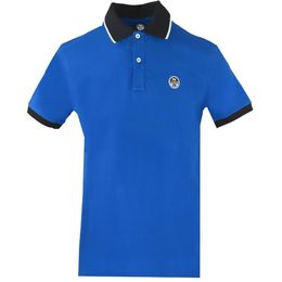 North Sails Contrast Collar Blue Polo
