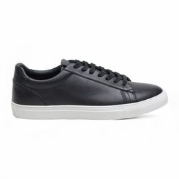 Antique Rogue Schwarze Herren-Sneaker aus Leder - Gibbs