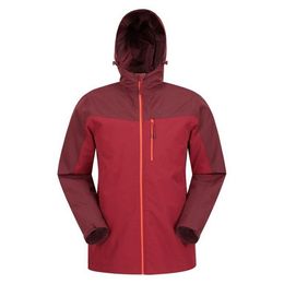 Mountain Warehouse Herren Brisk Extreme Wasserdichte Jacke (Rot)