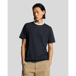 Lyle & Scott Superfeine Baumwoll-Kontrast-T-Shirt