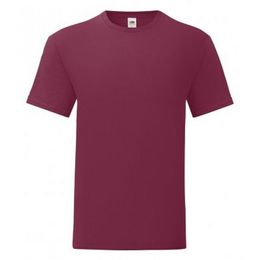 Fruit of the Loom Herren Iconic T-Shirt (5er Pack) (Burgund)