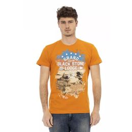 Grafik-T-Shirt Grand Canyon Black Stone Lodge Modell