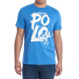 La Martina Kurzarm-T-Shirt mit normaler Passform YMR323-JS206 Herren
