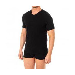 Kurz&auml;rmeliges T-Shirt mit V-Ausschnitt f&uuml;r Herren A0DGO. Komfort und l&auml;ssiger Stil.