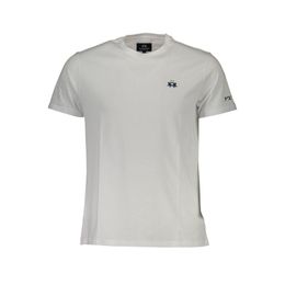 La Martina Wei&szlig;es Baumwoll-Herren-T-Shirt