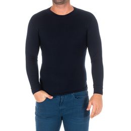 Lang&auml;rmeliges T-Shirt mit halbhohem Kragen 1625-H Herren