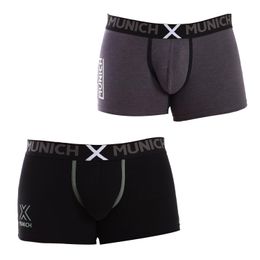 MUNICH Pack-2 Elastische Baumwollslips f&uuml;r M&auml;nner MU_DU0170