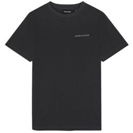 Lyle & Scott Lyle & Scott T-Shirt mit gesticktem Logo in Gunmetal Grey