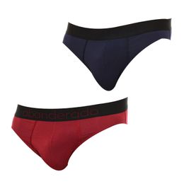 Pack-2 Empfindliche Bambus Slips A0C7L Herren