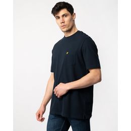 Lyle & Scott Lyle & Scott, schlichtes Piqu&eacute;-T-Shirt mit Tasche f&uuml;r Herren