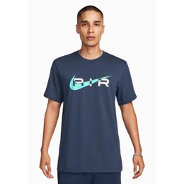 Nike Air Herren Grafik-T-Shirt in Marineblau