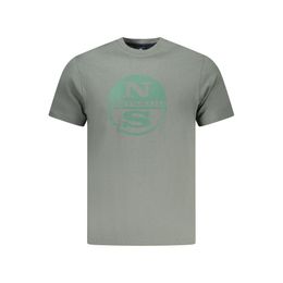 North Sails Verde Baumwoll T-Shirt f&uuml;r Herren