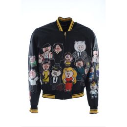 Dolce & Gabbana Dolce & Gabbana M&auml;nner Bedruckte Schweinefamilie Jacke