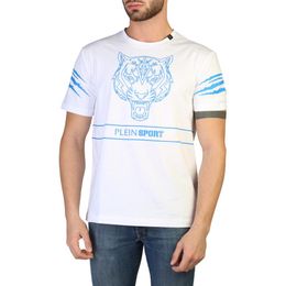 Plein Sport Wei&szlig;es Baumwolle Herren T-Shirt