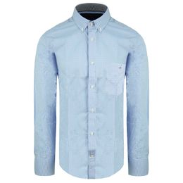 Eden Park Kariertes Herren Oxford-Hemd in Blau/Wei&szlig;