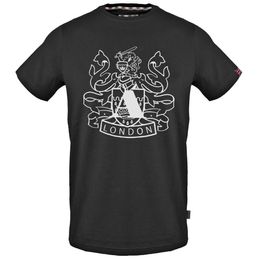 Aquascutum - "Aldis" T-Shirt f&uuml;r Herren (Schwarz)