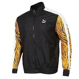 Puma Wild Pack gewebt Full Rei&szlig;verschluss -Up -Spur Top Jacke Black Mens 579510 21