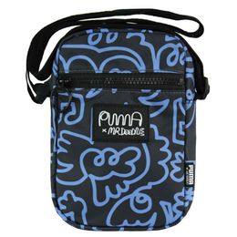 Puma x Mr. Doodle Unisex Schwarz Blau Tragbare Tasche