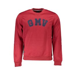 Gianmarco Venturi Rotes Polyester Herren Sweatshirt