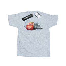 Disney - "Cars Lightning Vs Storm" T-Shirt f&uuml;r Herren (Grau)