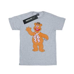 Disney - "The Muppets Classic Fozzy" T-Shirt f&uuml;r Herren (Grau meliert)