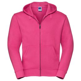 Russel Athletic Russell - "Authentic" Hoodie mit durchgehendem Rei&szlig;verschluss f&uuml;r Herren (Fuchsie)