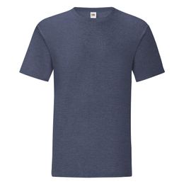 Fruit of the Loom Herren Iconic T-Shirt (5er Pack) (Heather Navy)