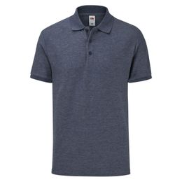 Fruit of the Loom - Poloshirt f&uuml;r Herren (Marineblau meliert)