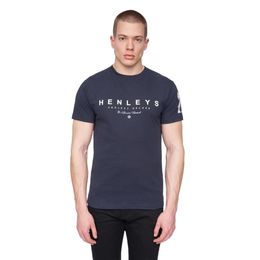 Henleys - "Hentyme" T-Shirt f&uuml;r Herren (Marineblau)