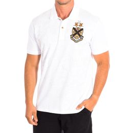 La Martina Kurz&auml;rmeliges Polo TMPE30-PK097 Mann