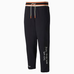 Puma x Rdet Randomevent Black Herren Cropped Sweat Hosen Jogger 596667 01