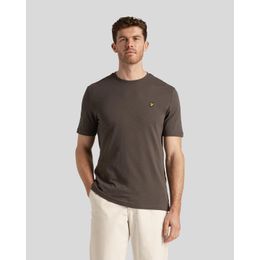 Lyle & Scott Herren-Lyle & Scott Chunky Slub T-Shirt in Grau