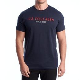 U.S. Polo Assn. Herren-T-Shirt aus Baumwolle mit kurzen &Auml;rmeln US42154022