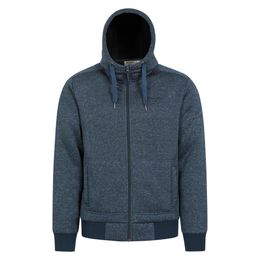 Mountain Warehouse Herren Nevis II Kunstpelz Hoodie (dunkelblau)